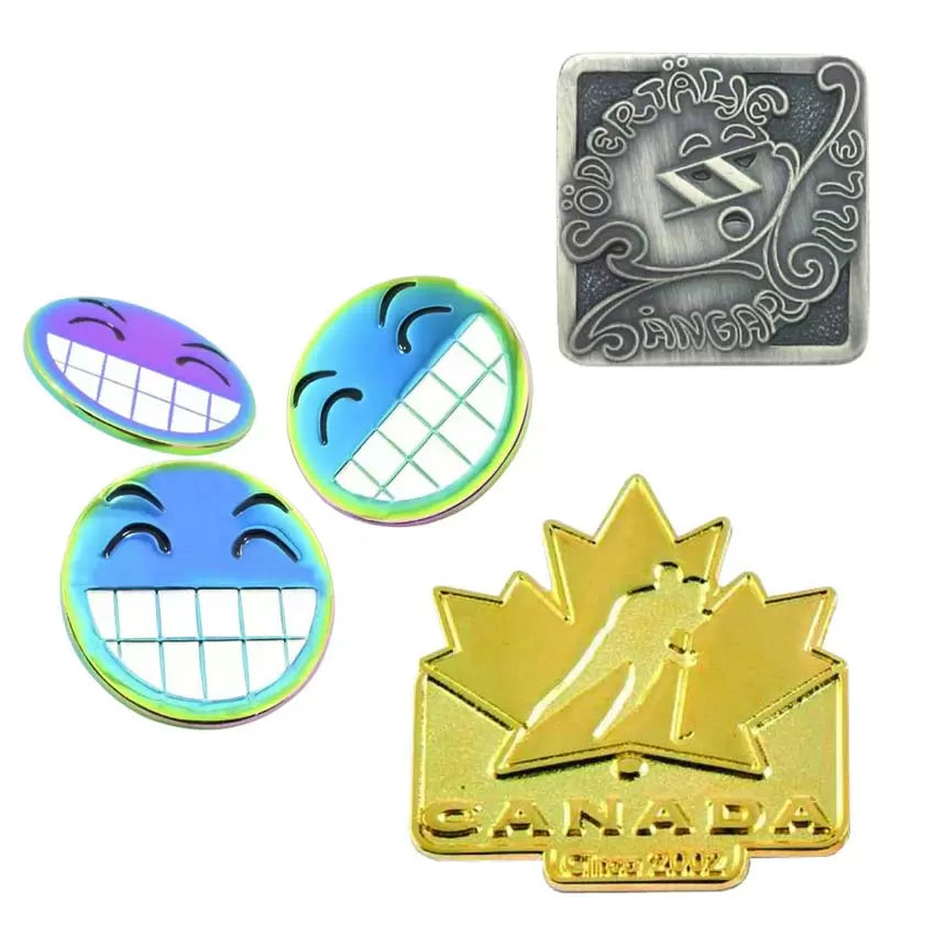 Plating Options Custom Pins | Learn More | Kingdom Pins