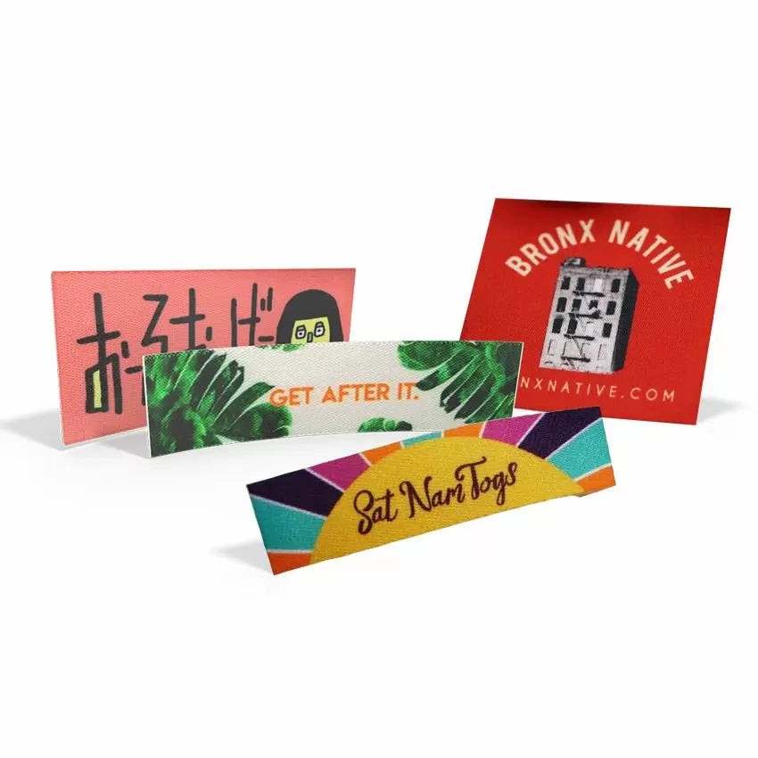 Custom Printed Clothing Labels | Buy Now | Kingdom Pins